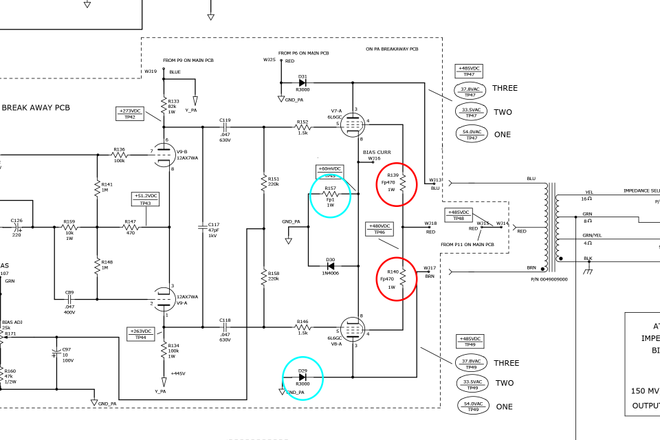 EVH 5153 Mk3 Screen Grid Circuit Rebuild - Plasma Music Limited
